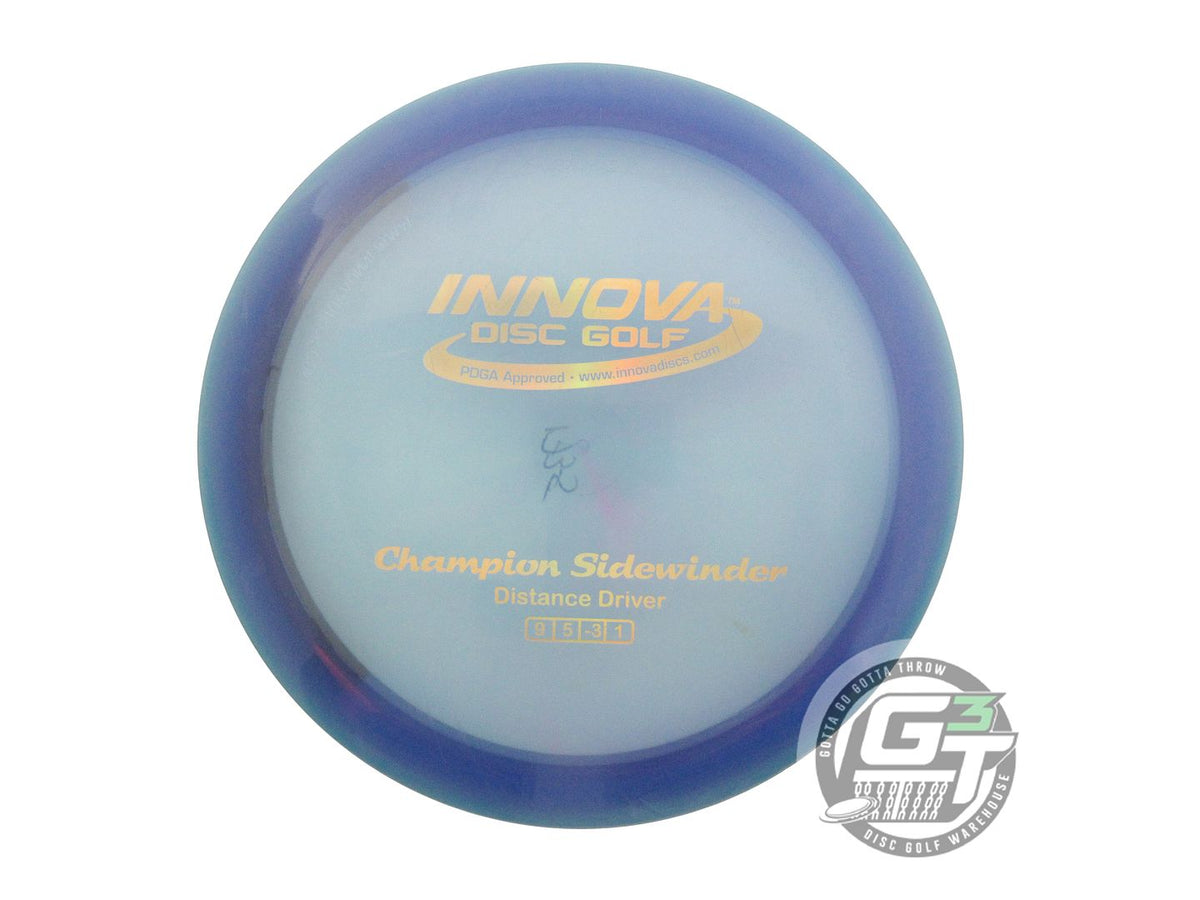 USED Innova Champion Sidewinder 175g Blue Gold Holo Foil Distance Driv ...