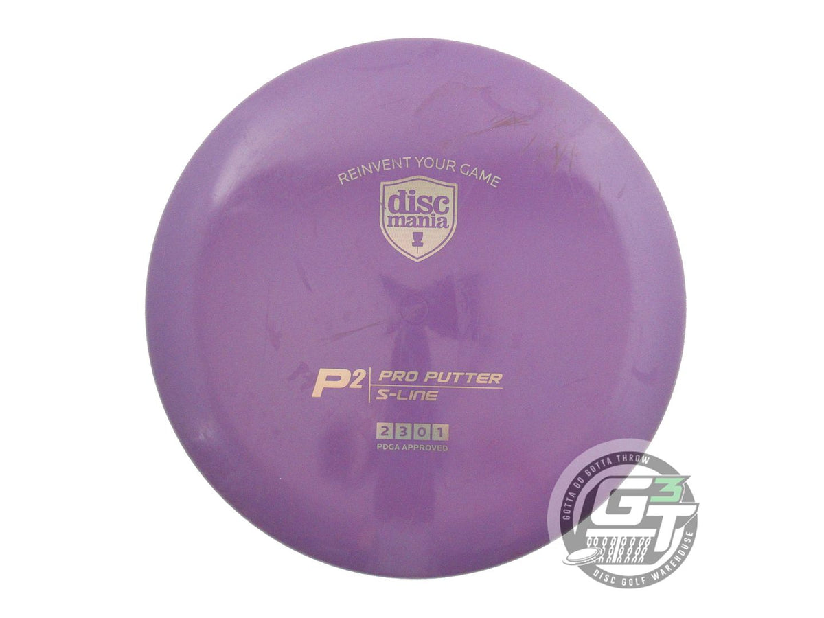 USED DiscMania S-Line P2 175g Purple Copper Foil Putter Golf Disc ...