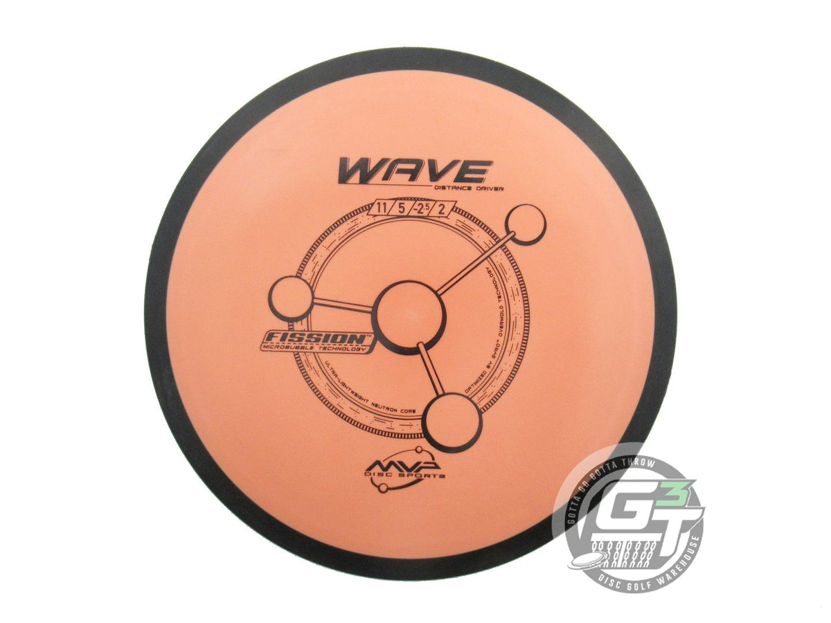 USED MVP Disc Sports Fission Wave 172g Peach Distance Driver Golf Disc ...