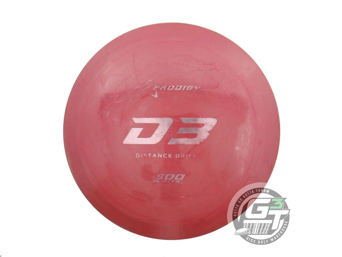 USED Prodigy Discs 500 D3 173g Maroon Silver Foil Distance Driver Golf ...