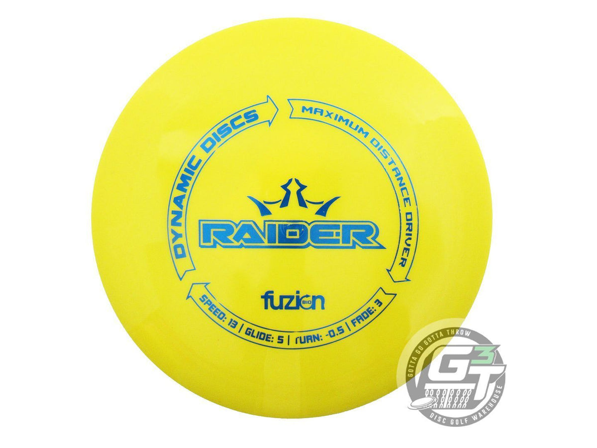 Dynamic Discs BioFuzion Raider Distance Driver Golf Disc (Individually ...