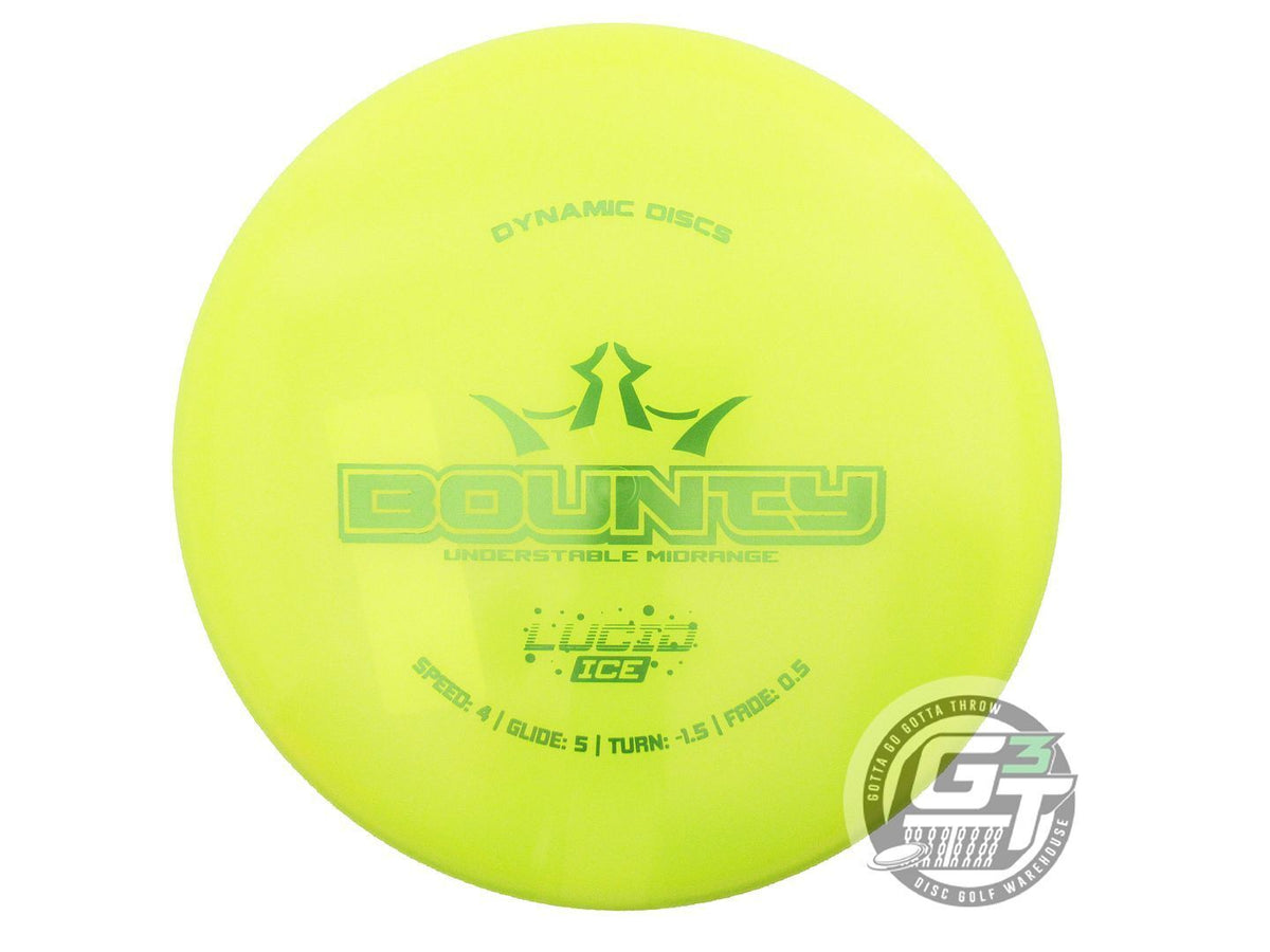 Dynamic Discs Glimmer Lucid Ice Bounty Midrange Golf Disc (Individuall ...