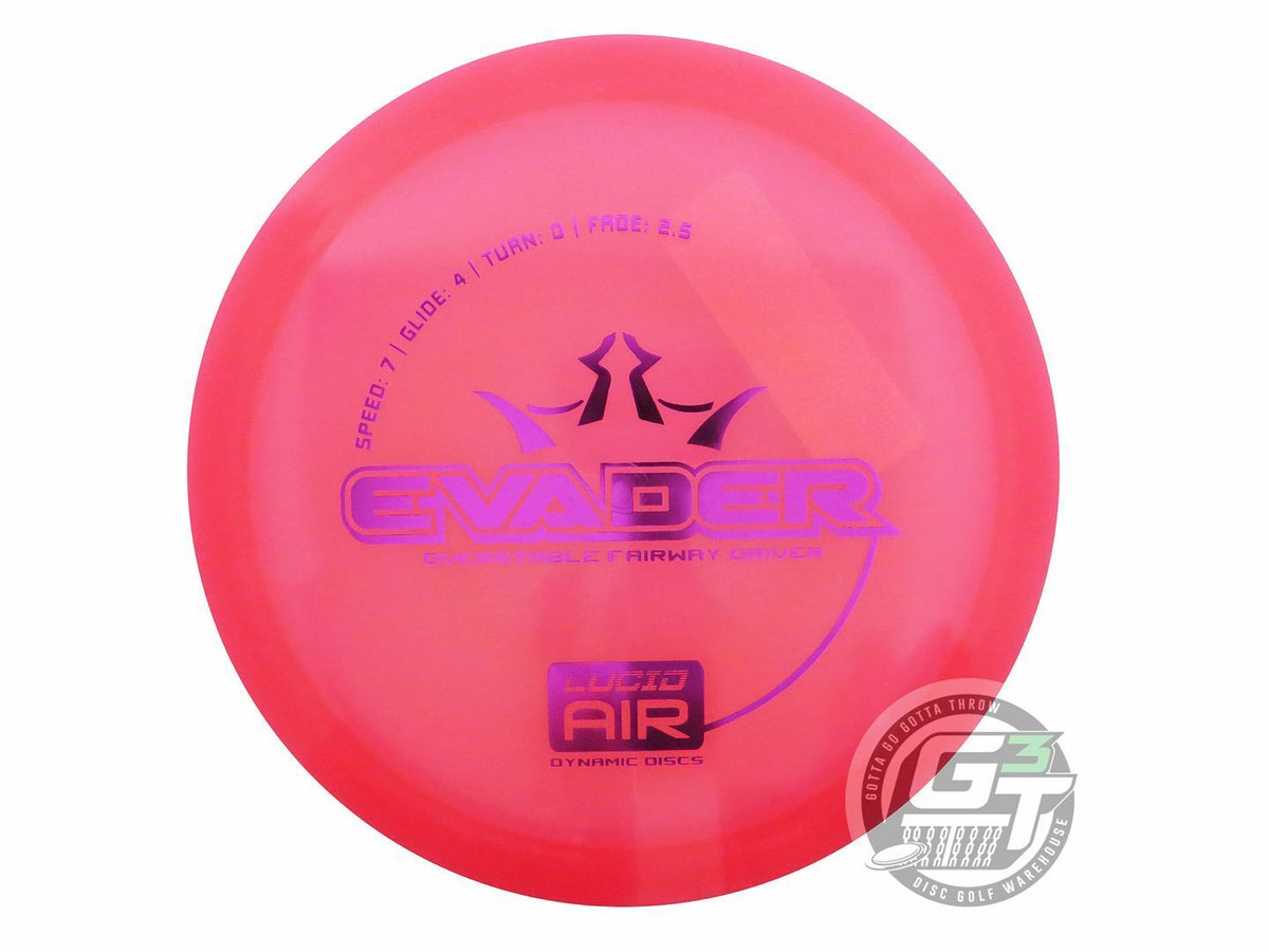 Dynamic Discs Lucid AIR Evader Fairway Driver Golf Disc (Individually ...