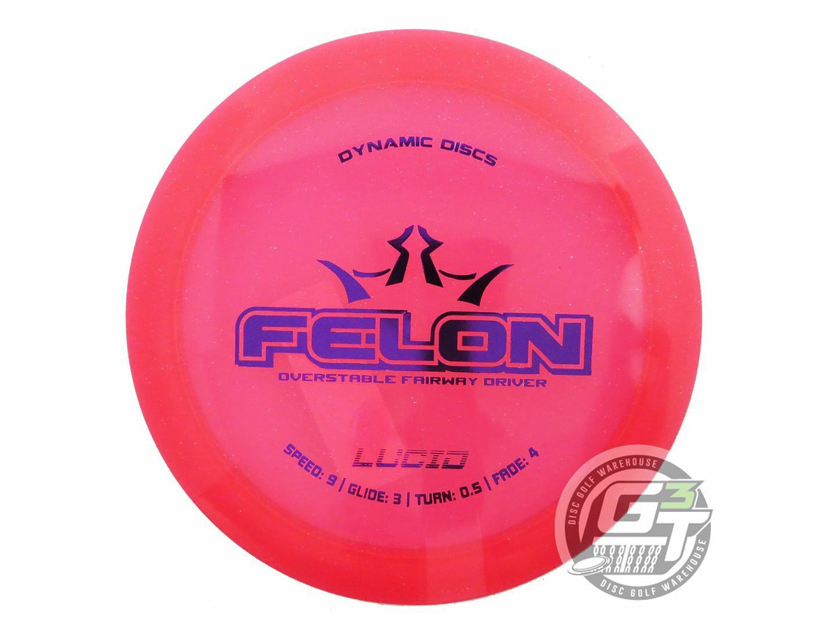 Dynamic Discs Lucid Felon Fairway Driver Golf Disc (Individually Liste ...