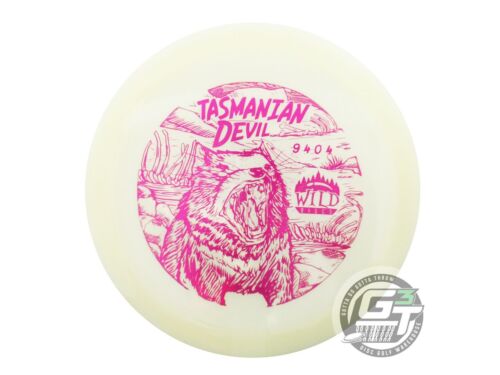 Wild Discs Nuclear Glow Tasmanian Devil Fairway Driver Golf Disc (Indi ...
