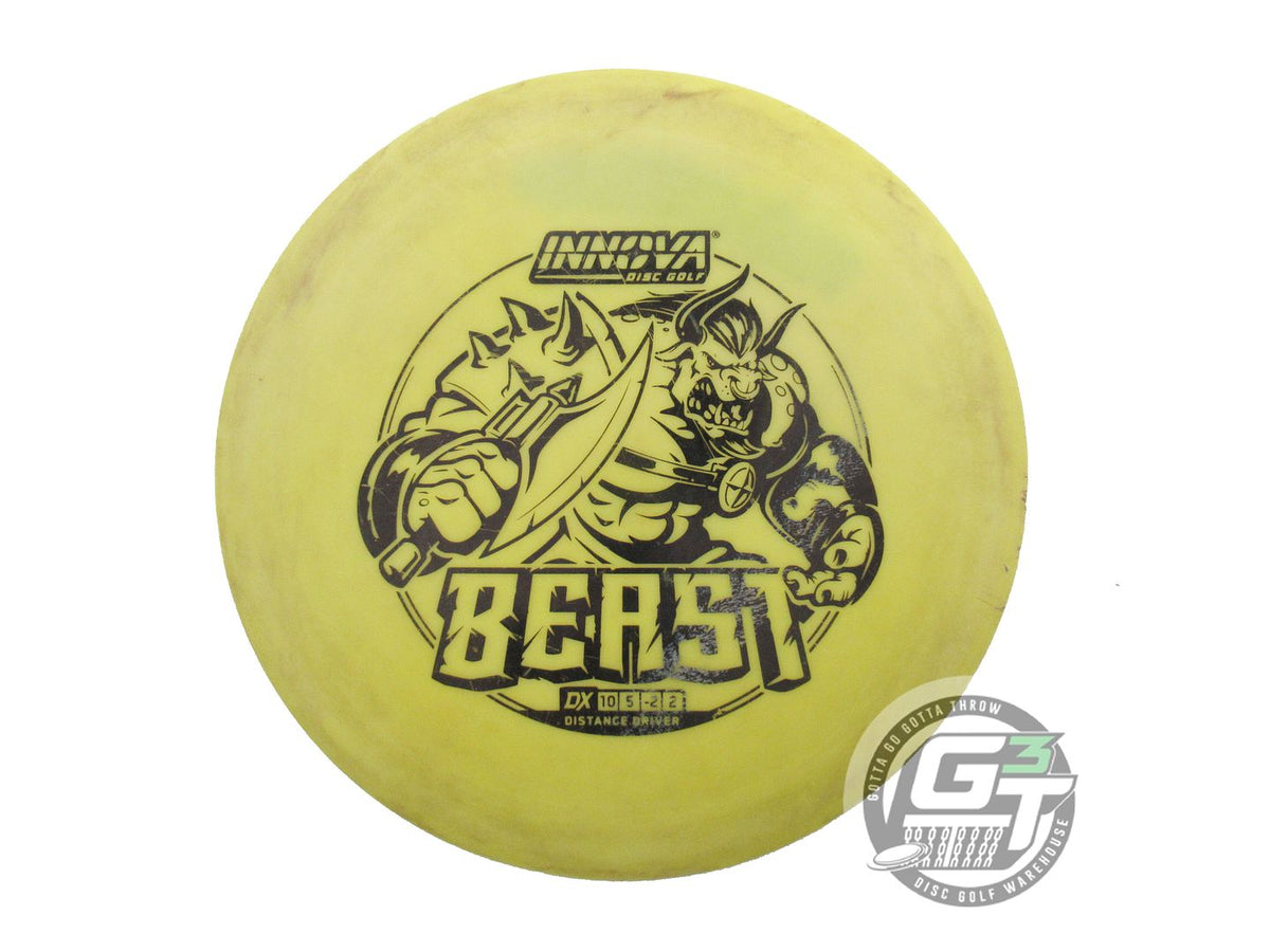 USED Innova DX Beast 175g Yellow Black Stamp Distance Driver Golf Disc ...