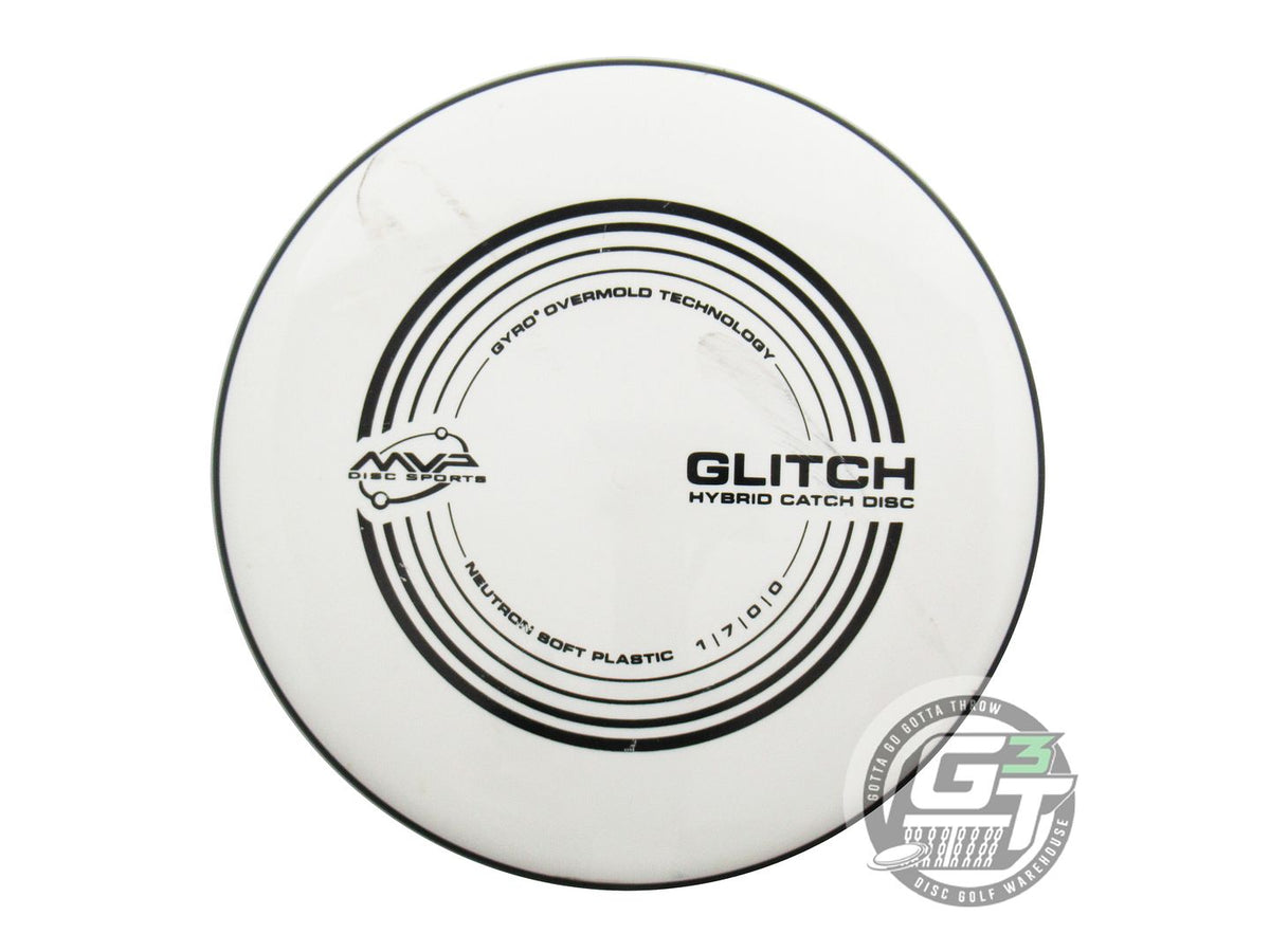 USED MVP Disc Sports Neutron Soft Glitch 153g White Putter Golf Disc ...