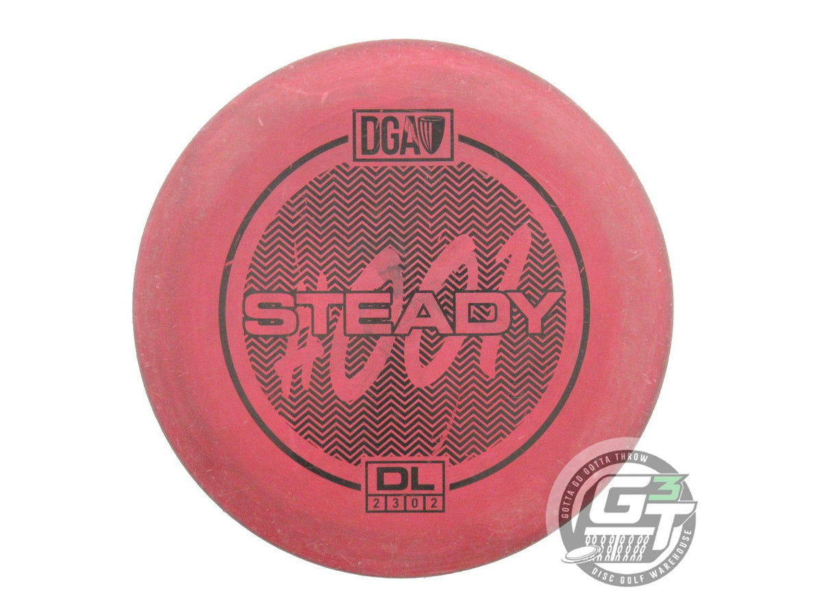 USED DGA D-Line Steady 174g Maroon Black Stamp Putter Golf Disc – Gotta ...