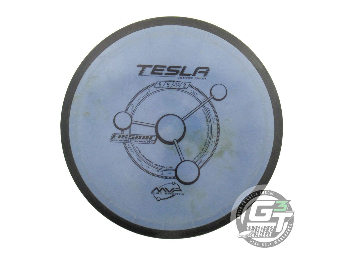 USED MVP Disc Sports Fission Tesla 177g Blue Distance Driver Golf Disc ...