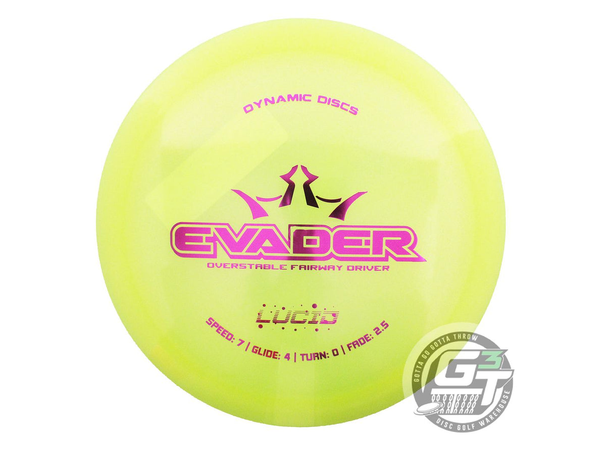 Dynamic Discs Glimmer Lucid Evader Fairway Driver Golf Disc (Individua ...