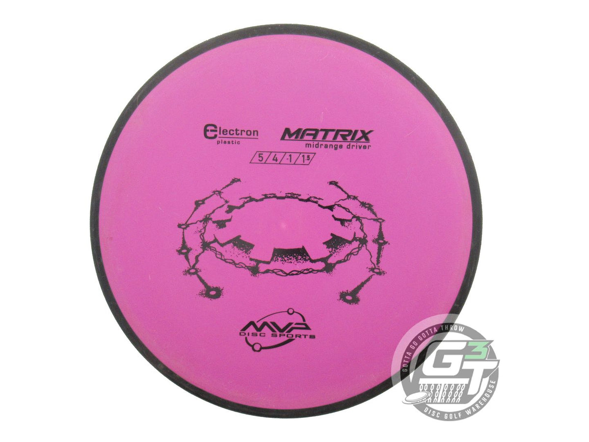 USED MVP Disc Sports Electron Matrix 172g Purple Midrange Golf Disc ...