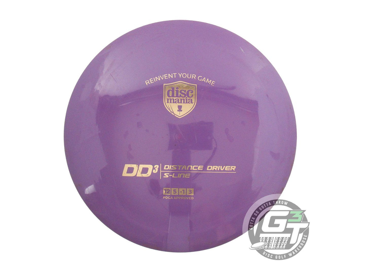USED DiscMania S-Line DD3 173g Purple Gold Foil Distance Driver Golf D ...