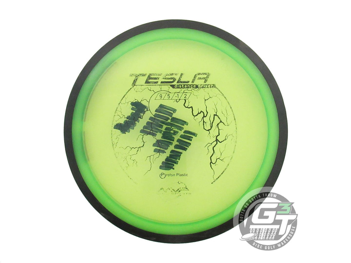USED MVP Disc Sports Proton Tesla 173g Lime Distance Driver Golf Disc ...