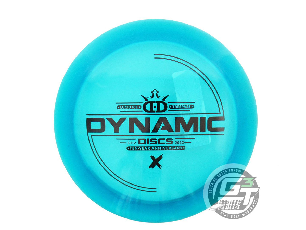 Dynamic Discs Limited Edition 10-Year Anniversary Lucid Ice Trespass D ...
