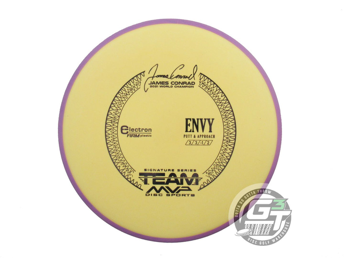NOS Axiom Discs [CONRAD] Electron Firm Envy 169g Yellow Purple Rim Put ...