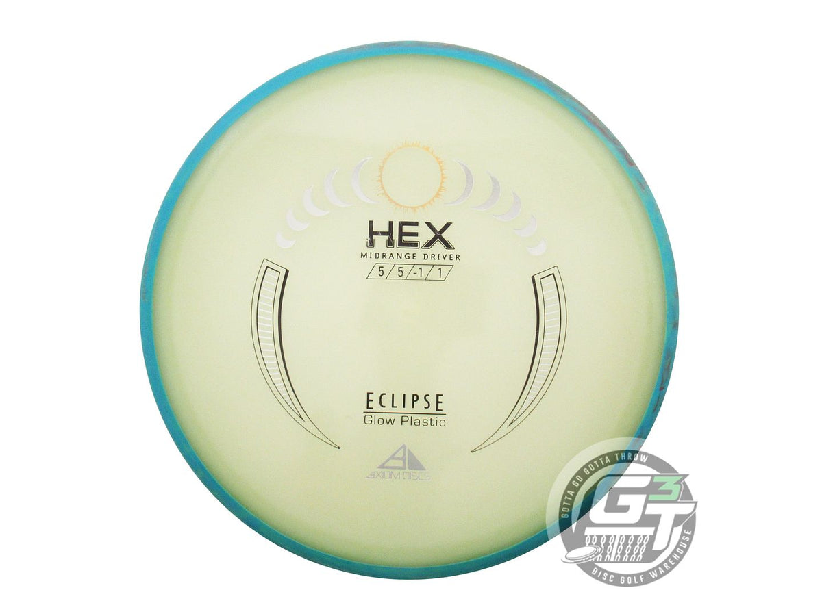 USED Axiom Discs Eclipse Proton Hex 177g Teal Rim Midrange Golf Disc ...