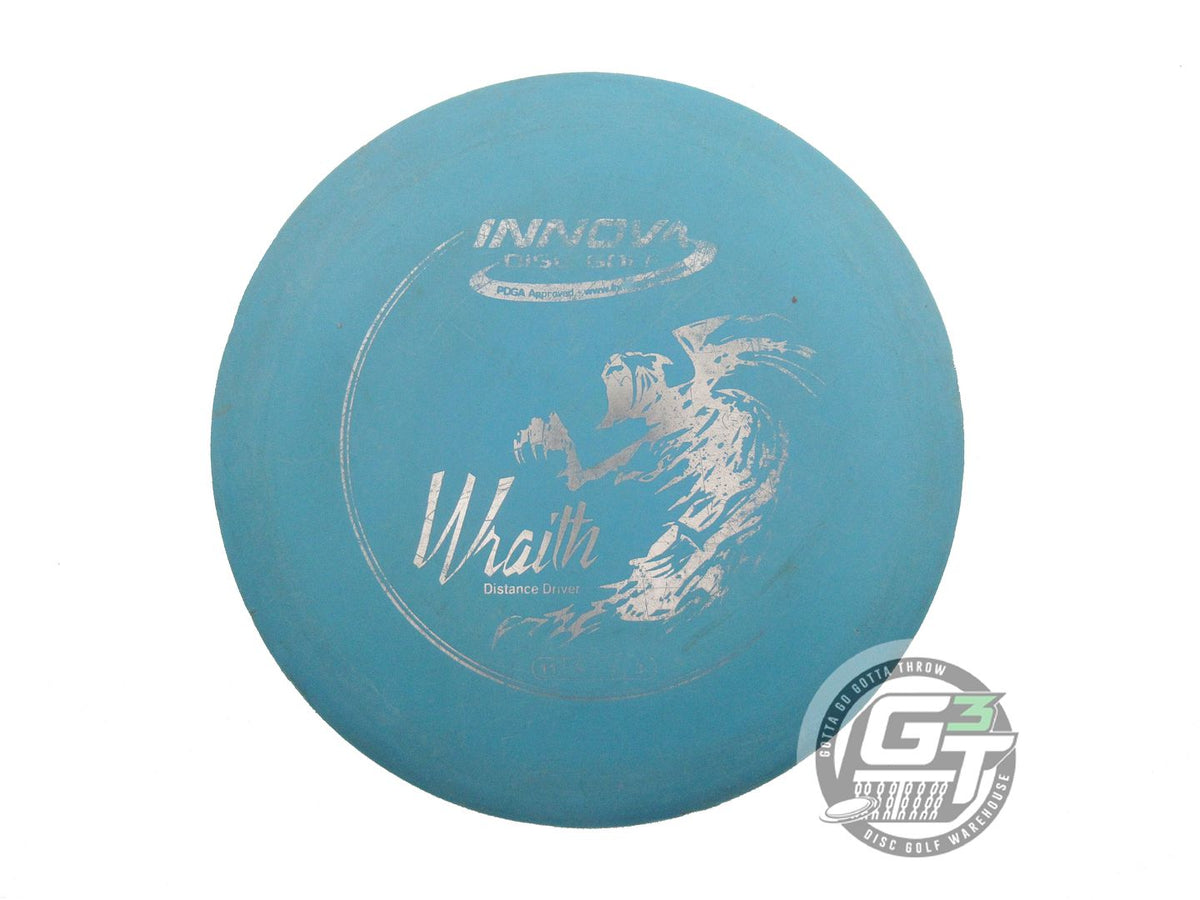 USED Innova DX Wraith 170g Blue Silver Foil Distance Driver Golf Disc ...