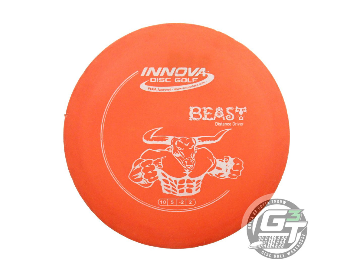 USED Innova DX Beast 144g Orange White Stamp Distance Driver Golf Disc ...