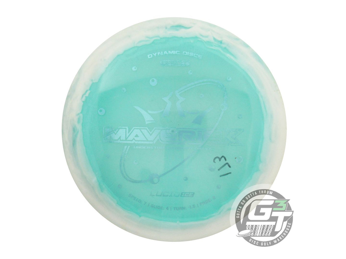 USED Dynamic Discs Lucid Ice Orbit Maverick 173g White-Seafoam Driver ...