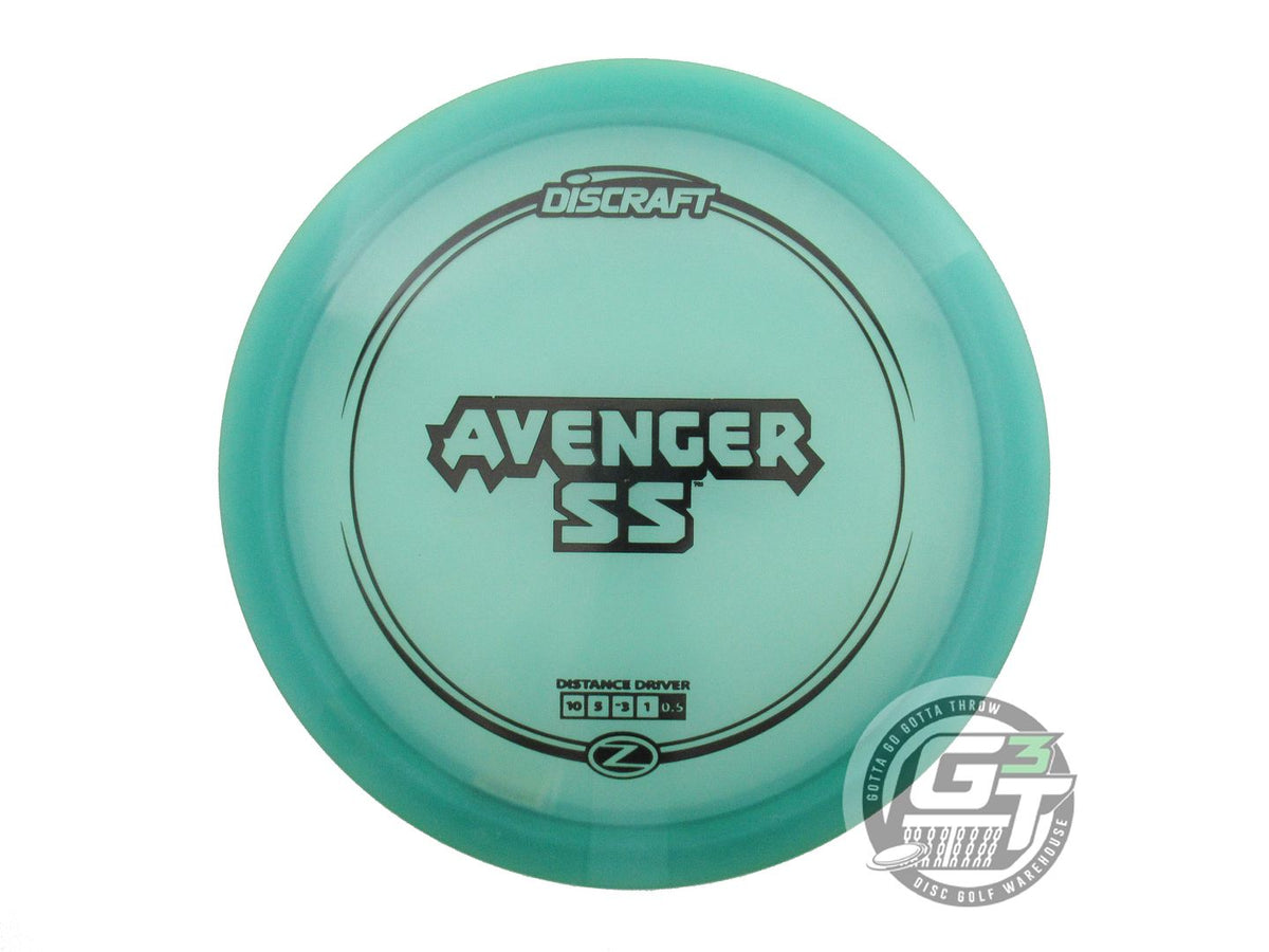 NOS Discraft Z Avenger SS 172g Green Black Stamp Distance Driver Golf ...