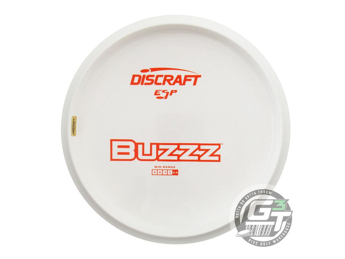 NOS Discraft Backstamp ESP Buzzz 174g Orange Stamp Midrange Golf Disc ...