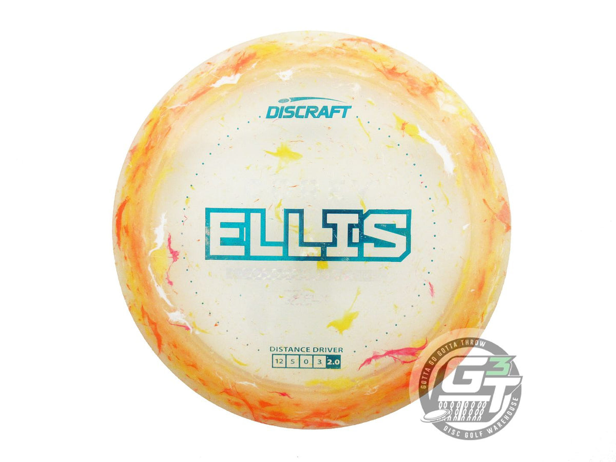 USED Discraft [ELLIS] Jawbreaker Z FLX Force 176g Teal Foil Driver Gol ...