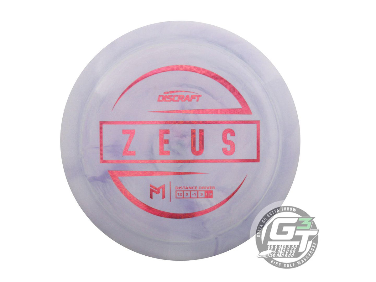 NOS Discraft [McBETH] ESP Zeus 175g Lilac Pink Tron Foil Driver Golf D ...