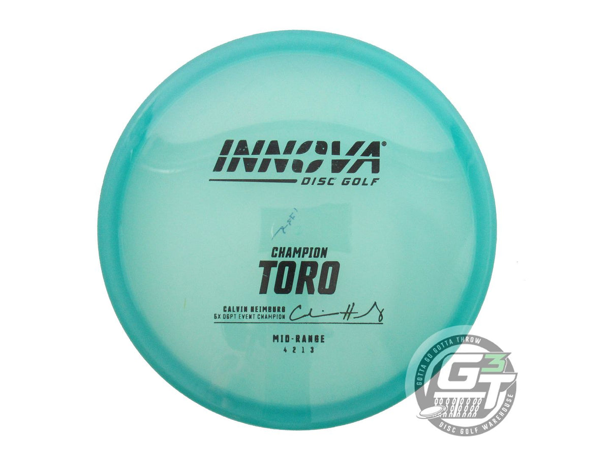USED Innova [HEIMBURG] Champion Toro 175g Seafoam Black Stamp Midrange ...