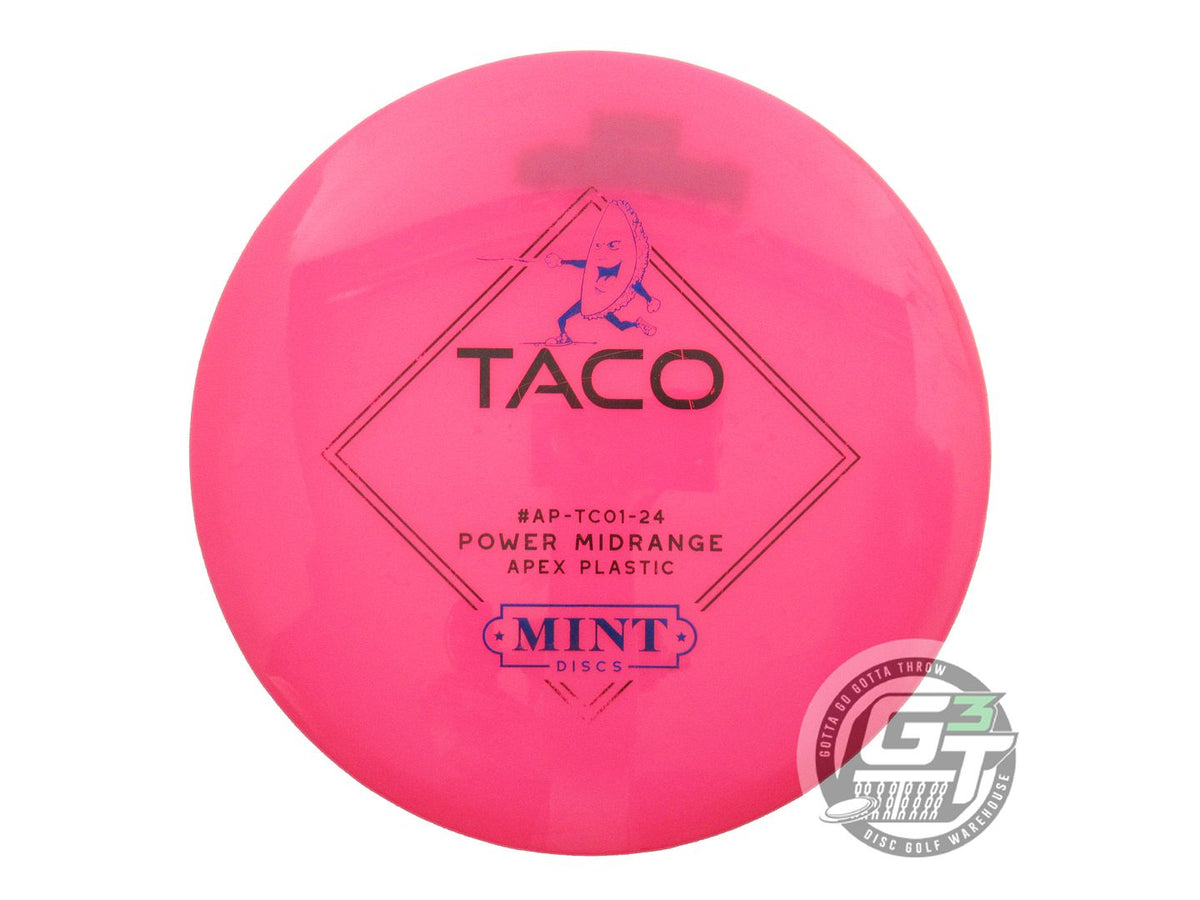 USED Mint Discs Apex Taco 178g Hot Pink Midrange Golf Disc – Gotta Go ...