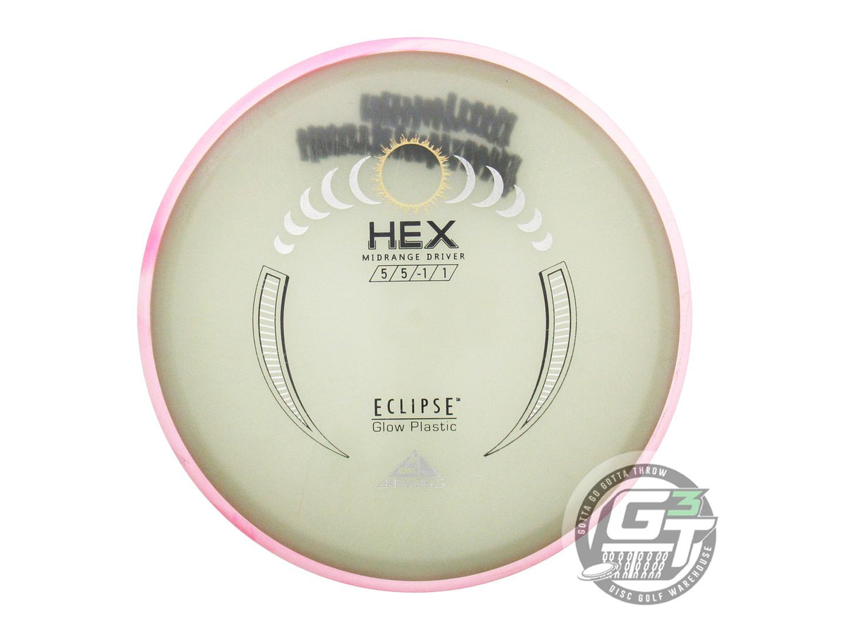 USED Axiom Discs Eclipse Proton Hex 176g Pink Rim Midrange Golf Disc ...