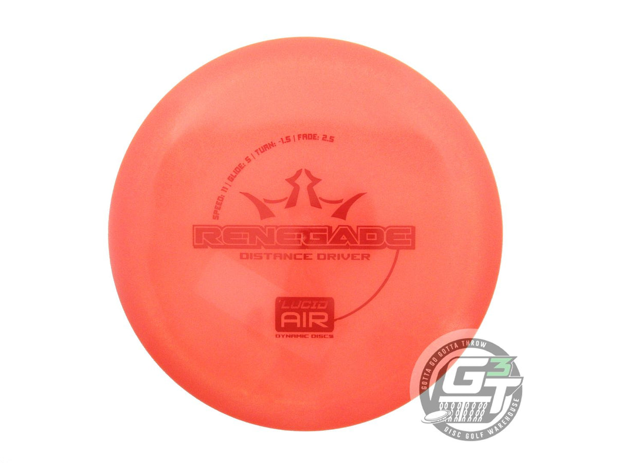 Dynamic Discs Lucid AIR Renegade Distance Driver Golf Disc (Individual ...