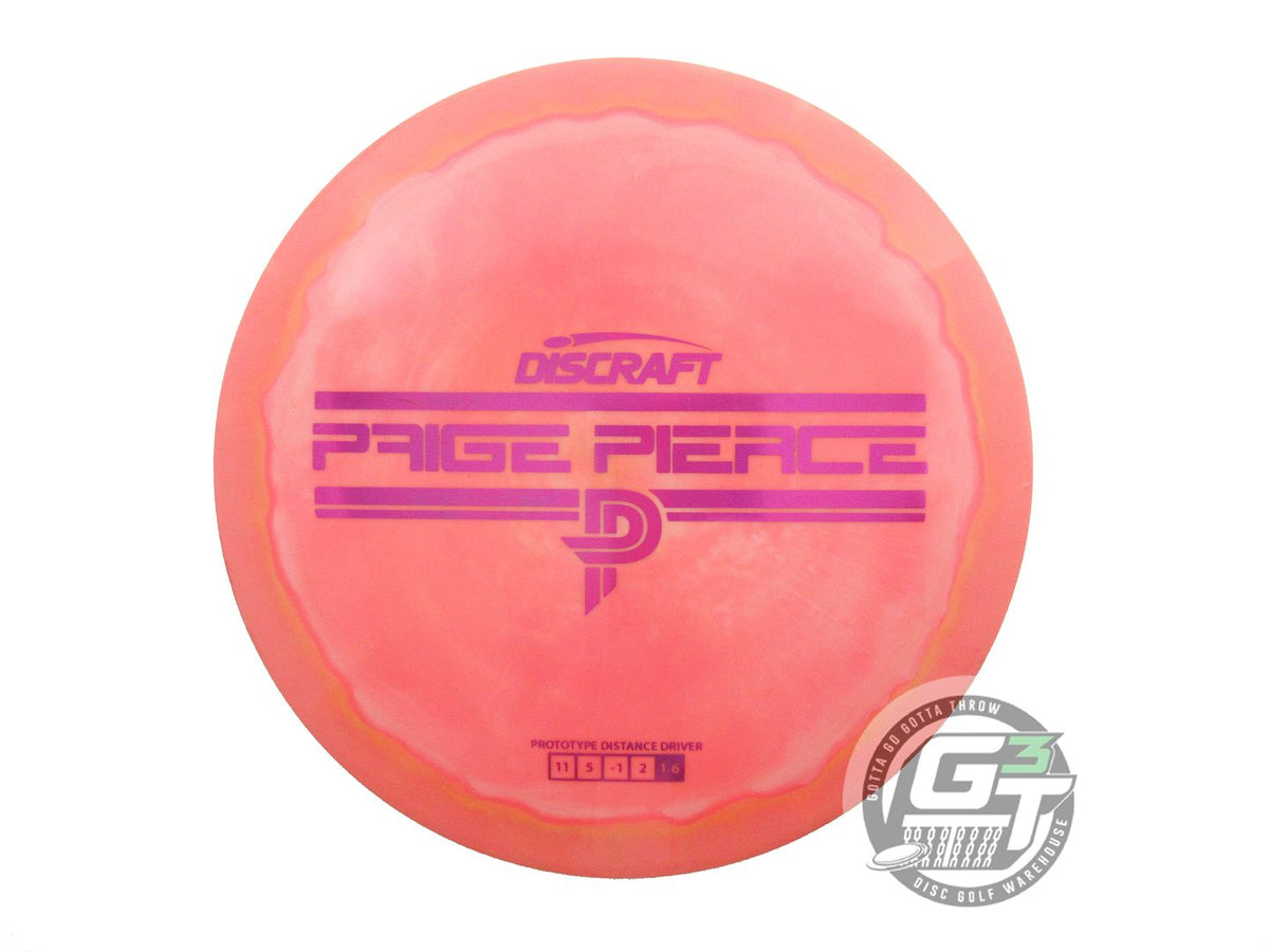 USED Discraft [PIERCE] Proto ESP Drive 177g Orange-Pink Distance Drive ...