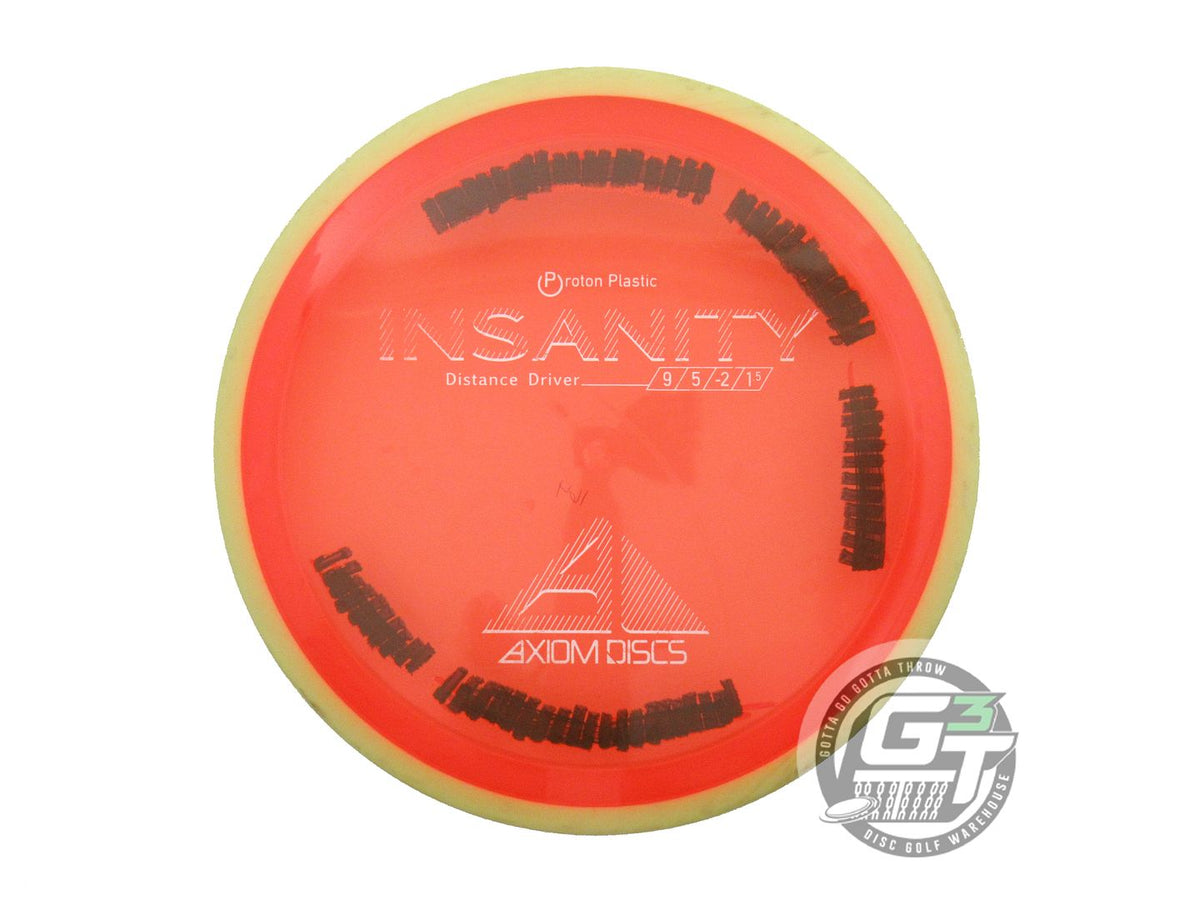 USED Axiom Discs Proton Insanity 164g Orange Yellow Rim Distance Drive ...