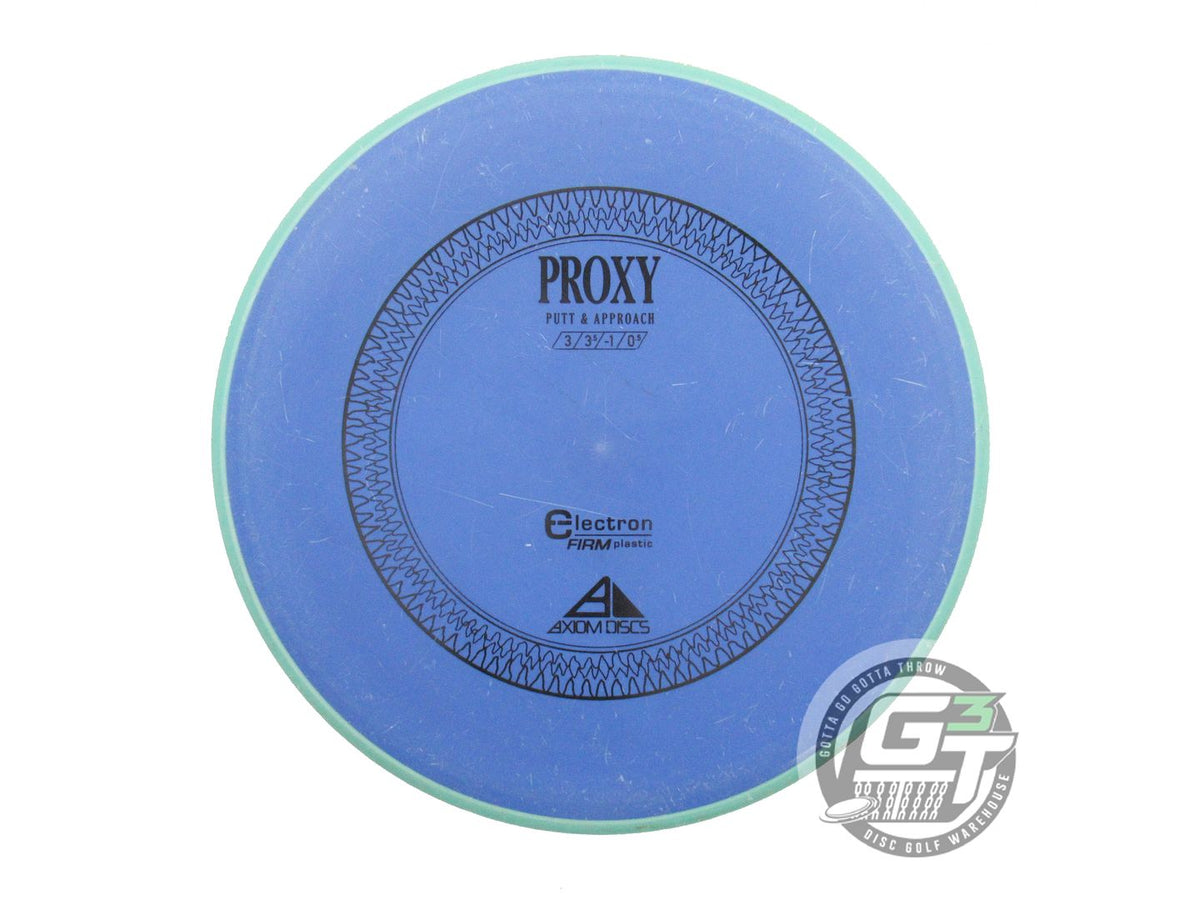 USED Axiom Discs Electron Firm Proxy 172g Blue Seafoam Rim Putter Golf ...