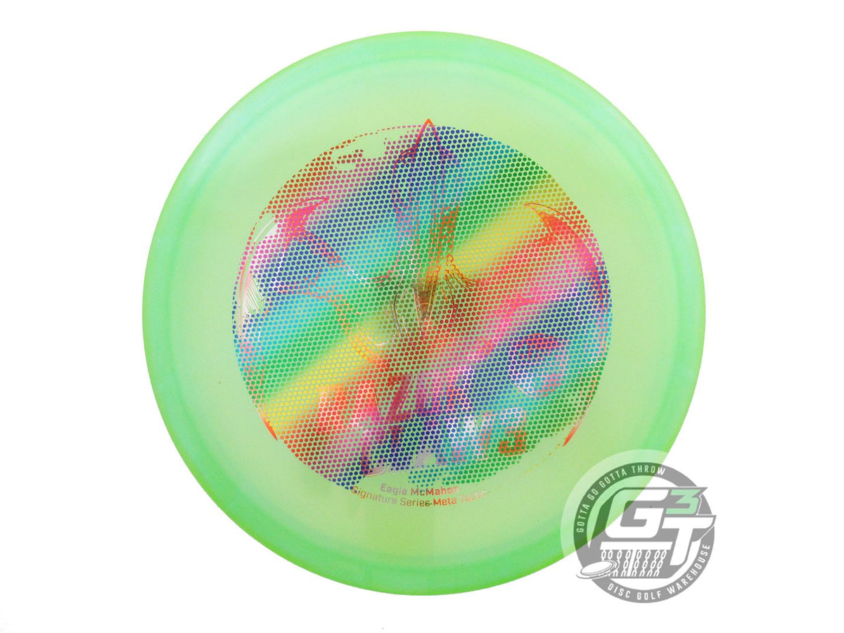 NOS DiscMania X-OUT RAZOR CLAW 3 Meta Tactic 173g Lime Putter Golf Dis ...