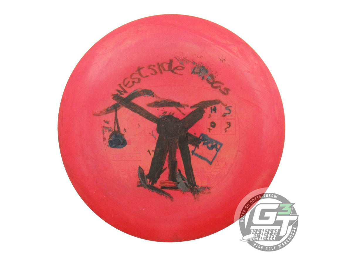 USED Westside Discs Tournament Catapult 175g Red SHARPIED TO DEATH Dri ...