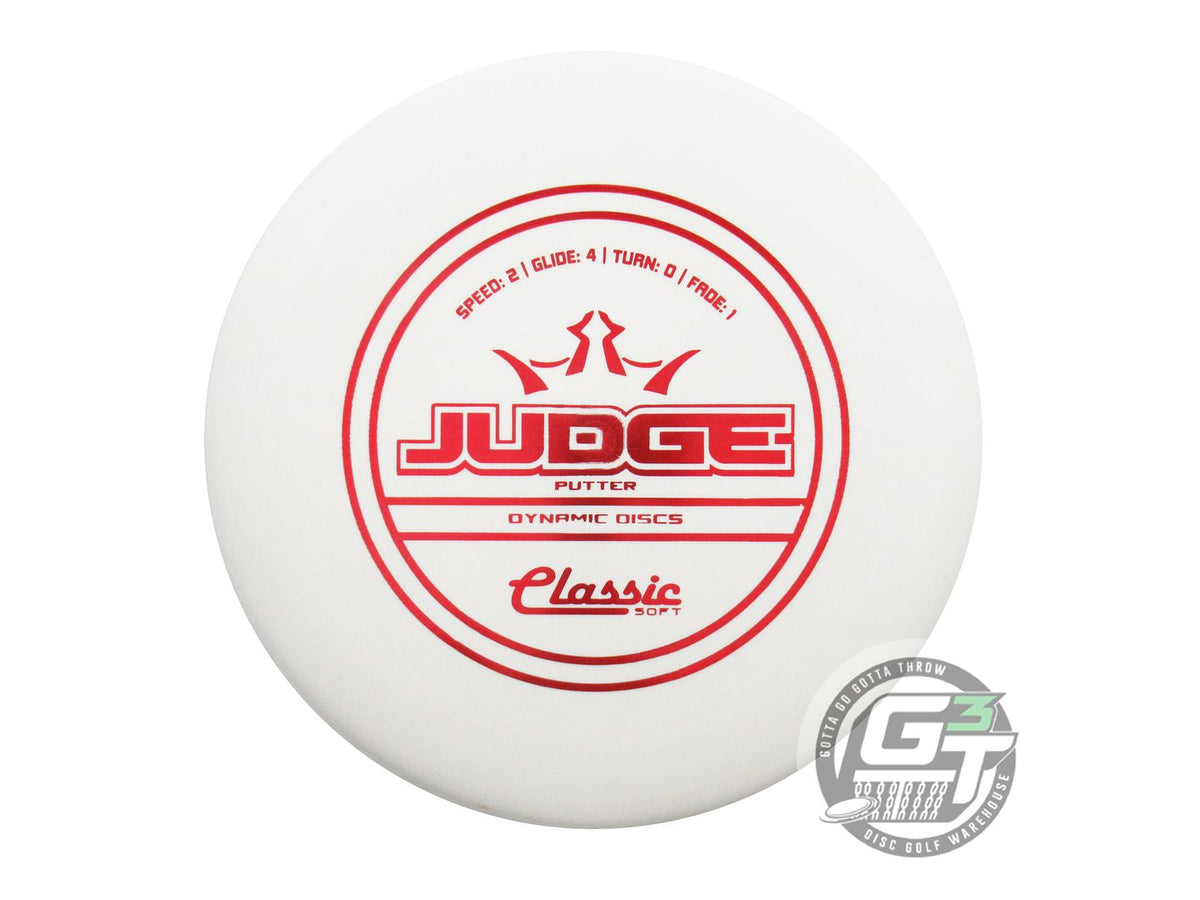 Dynamic Discs Classic Soft Judge Putter Golf Disc (Individually Listed ...