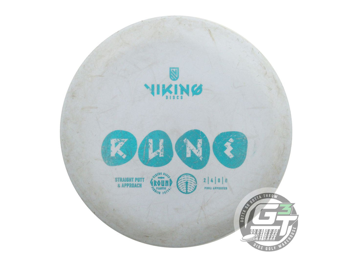 USED Viking Discs Ground Rune 172g Gray Teal Foil Putter Golf Disc ...