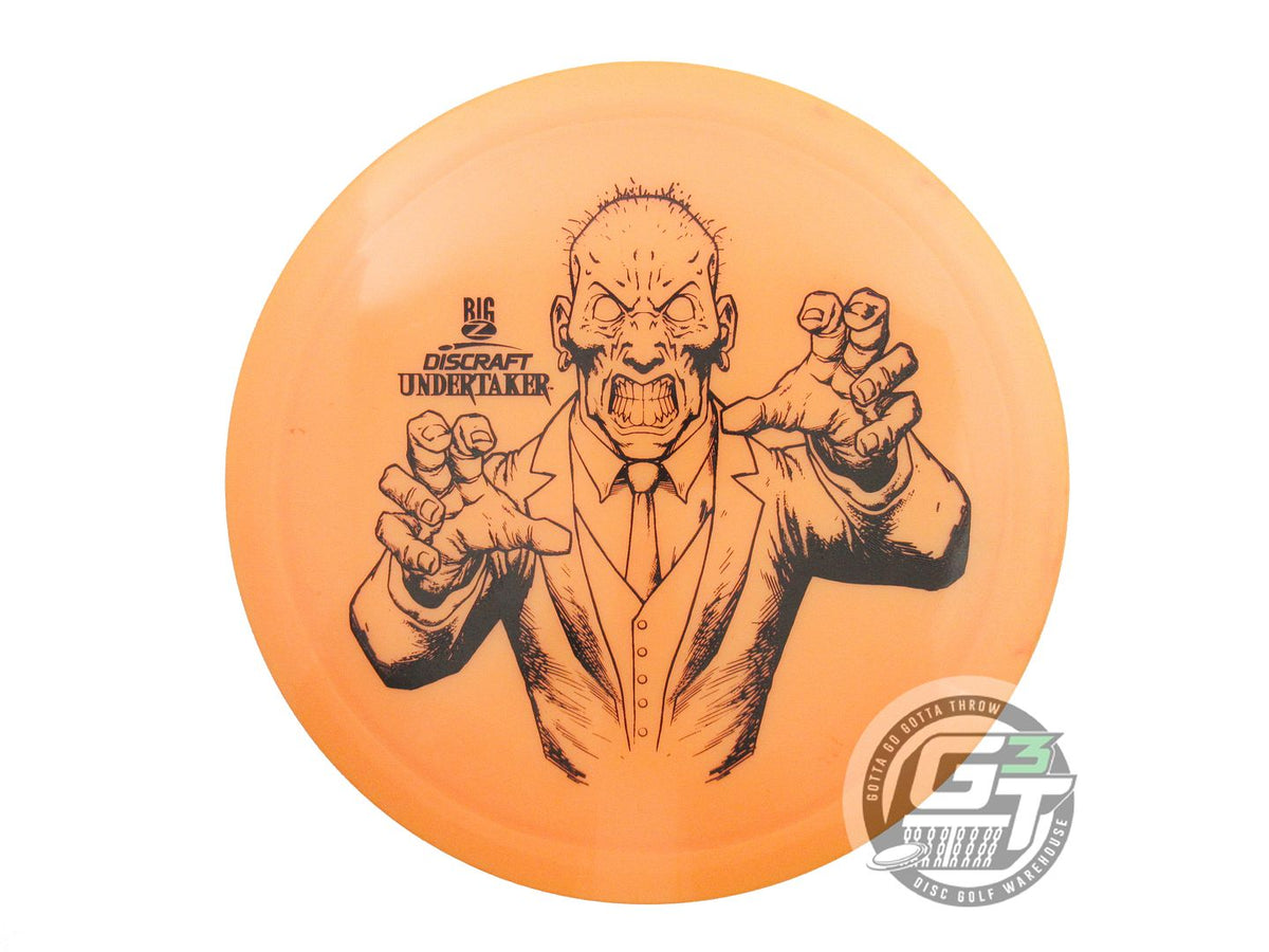 USED Discraft Big Z Undertaker 169g Orange Black Stamp Distance Driver ...