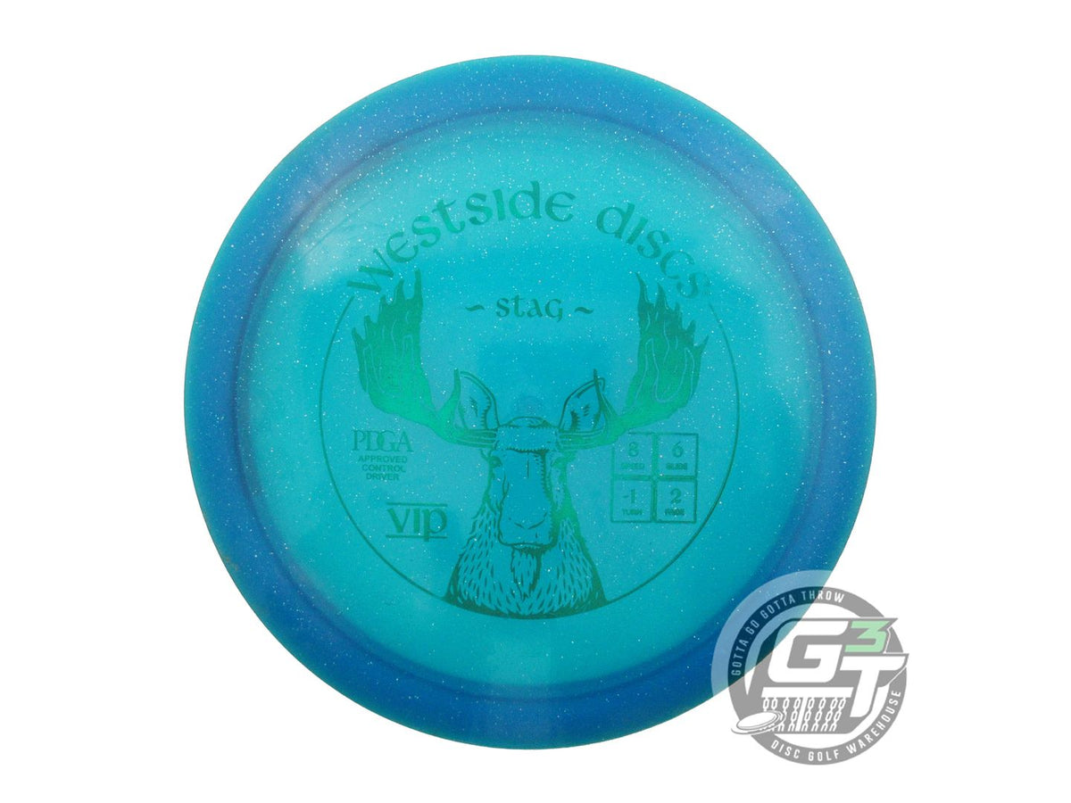 USED Westside Discs VIP Stag 171g Blue Green Foil Fairway Driver Golf ...