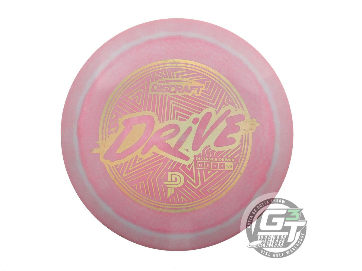 USED Discraft [PIERCE] ESP Drive 176g Pink Gold Holo Foil Distance Dri ...