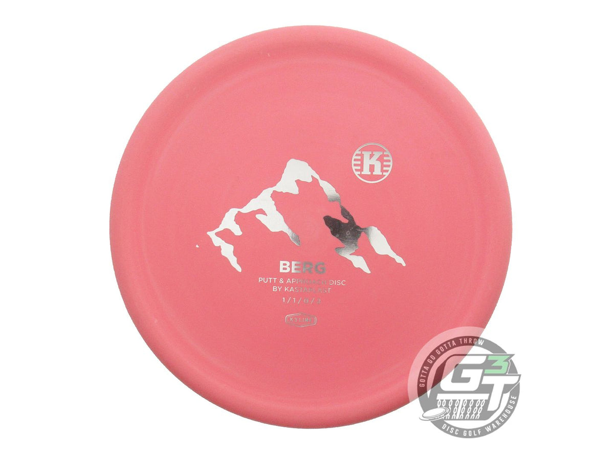 USED Kastaplast K3 Berg 170g Red Silver Foil Putter Golf Disc – Gotta ...