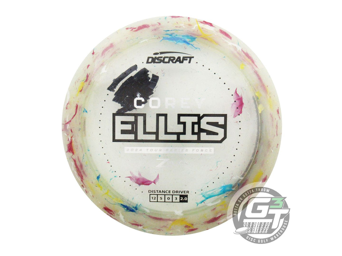 USED Discraft [ELLIS] Jawbreaker Z FLX Force 177g Black Stamp Driver G ...