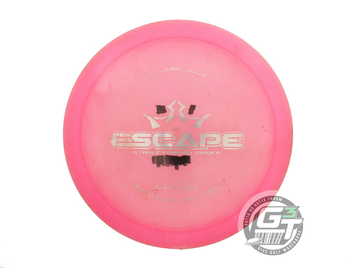 USED Dynamic Discs Lucid Escape 165g Pink Silver Foil Fairway Driver G ...