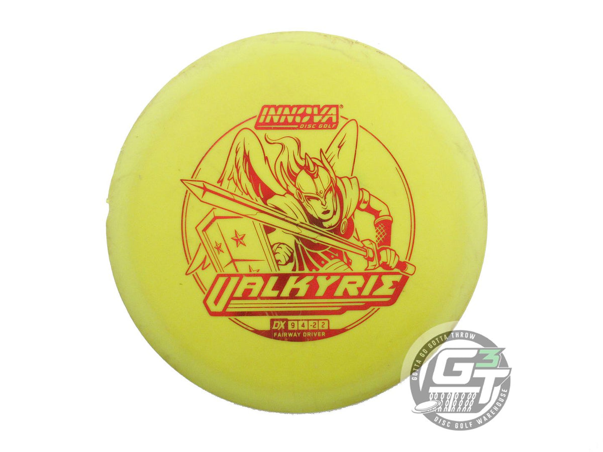 USED Innova DX Valkyrie 170g Yellow Red Foil Distance Driver Golf Disc ...