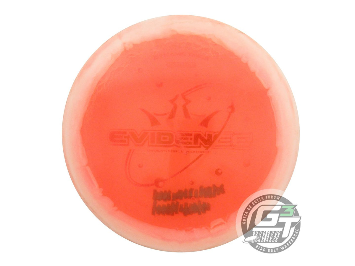 USED Dynamic Discs Lucid Ice Orbit Evidence 178g White-Orange Midrange ...