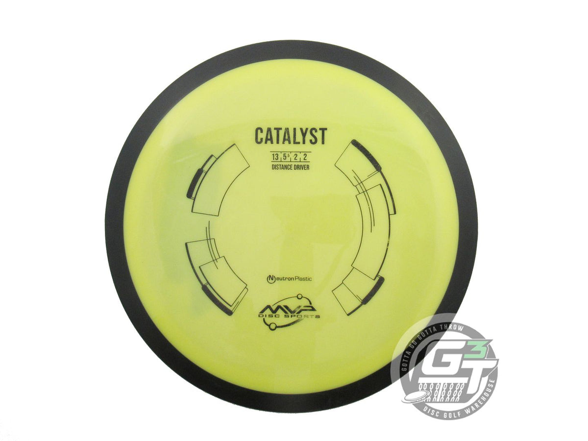 USED MVP Disc Sports Neutron Catalyst 175g Yellow Distance Driver Golf ...