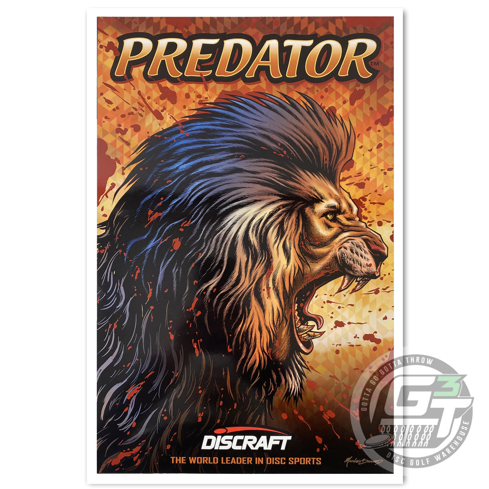Discraft Predator Poster – Gotta Go Gotta Throw Disc Golf Warehouse