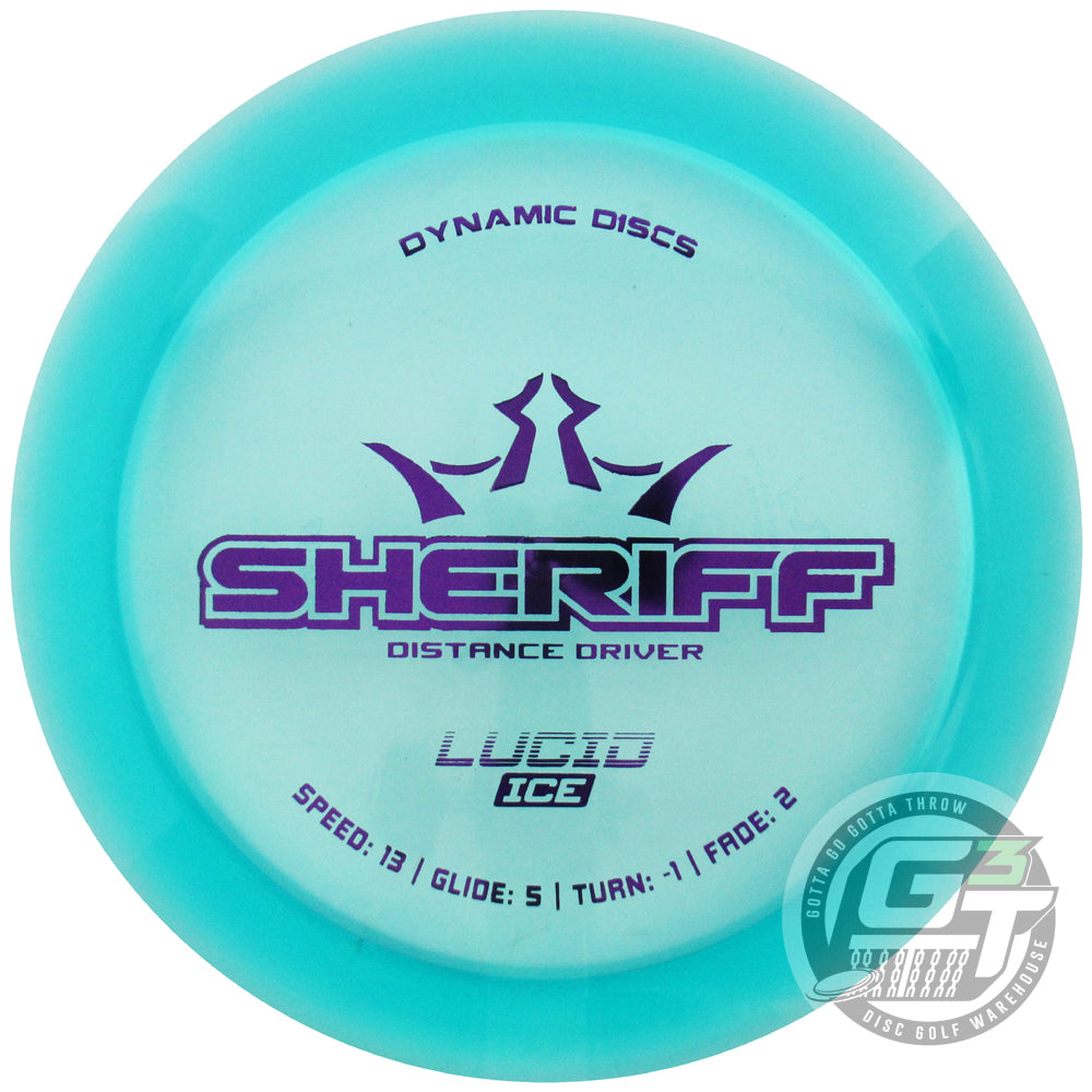 Dynamic Discs Lucid Ice Sheriff Distance Driver Golf Disc – Gotta Go ...