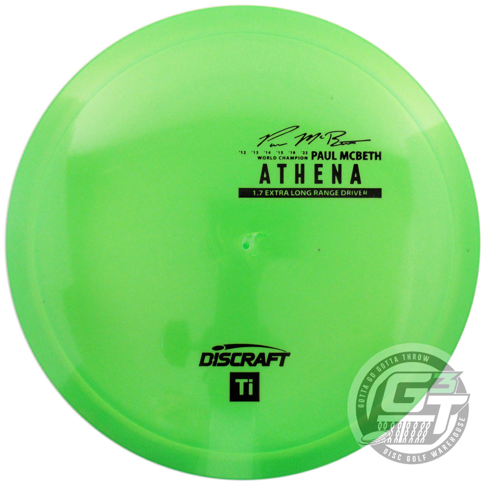 Discraft Limited Edition 2024 Elite Team Paul McBeth Titanium Athena F ...